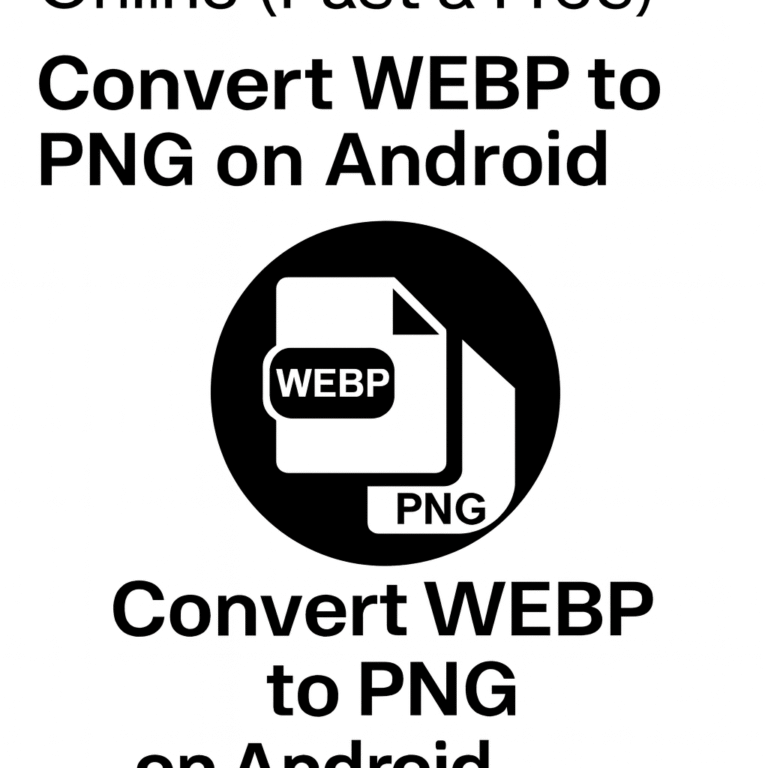Convert WEBP to PNG — 100% Free & Fast Converter Online