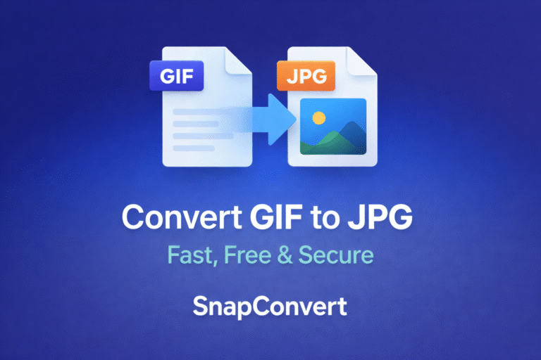 Convert GIF to JPG — Free Online Image Converter | SnapConvert