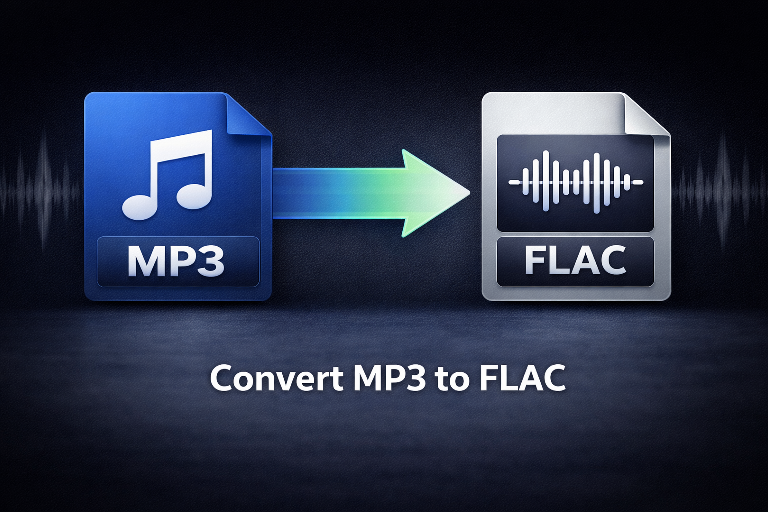 Convert MP3 to FLAC in 3 Steps — Free, No App | SnapConvert